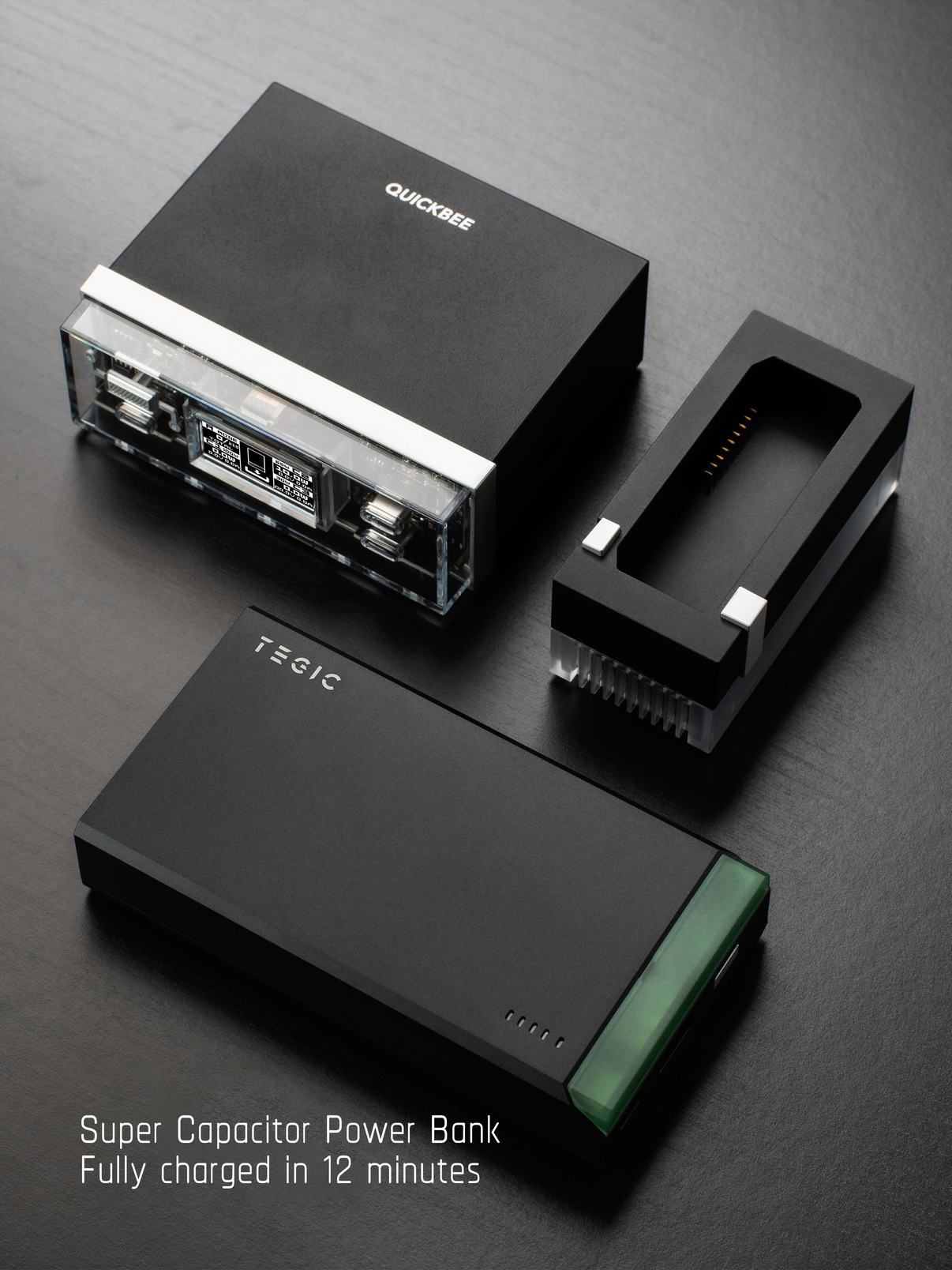 TEGIC Quickbee 2-in-1 Multifunctional Power Station - The Ultimate Power Solution